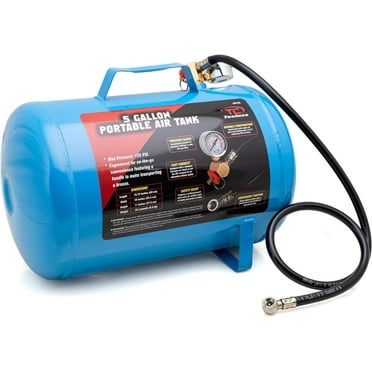 Air Tank Repair Kit W/ Valve, Pressure Gauge and 4 Feet Air Tank Hose ...