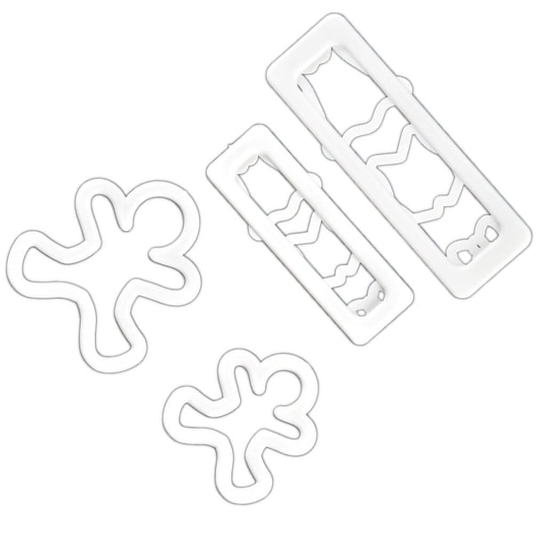Bewildely Molde de troquel para galletas de 4 piezas, molde para ...
