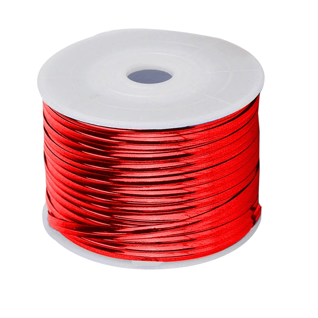 TureClos 100Yards/Roll Candy color Twist Tie Wire Gift Packaging Rope ...