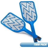 (2 Pack) Handheld Electric Bug Zapper Battery Powered Racket Assorted ...