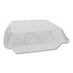 Pactiv SmartLock Polystyrene Foam Large White Carryout Hinged-Lid Container, 8 Ounce Capacity ...