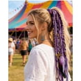 Elastic Dread Ponytail Extensions, Boho Dreadlock Hair Extension with ...
