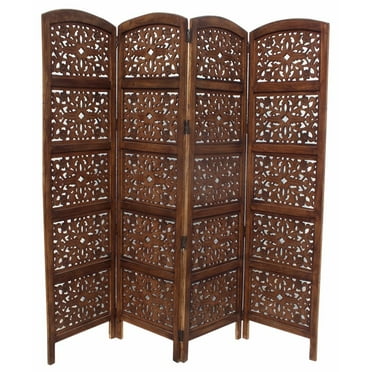 Wood 4 Panel Screen For Privacy And Decor Both - Walmart.com