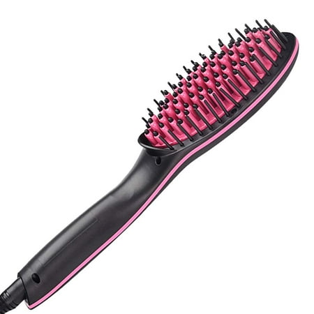 Anti-Static Electric Straight Hair Comb Hairdressing Comb LCD Display ...