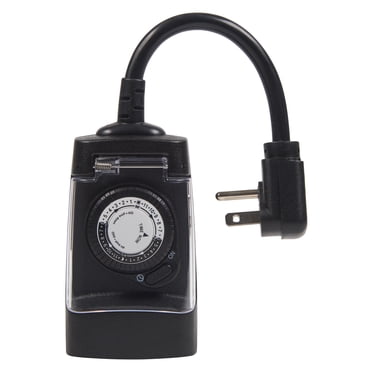 BN-LINK 7 Day Heavy Duty Digital Programmable Dual Outlet Timer - 2 ...