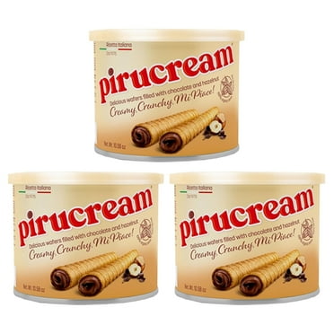 4 Pack Pirucream Chocolate and Hazelnut Wafer 10.59oz - Walmart.com