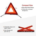 ENLOY DOT Approved Reflective Warning Safety Triangles Kit for Vehicles ...