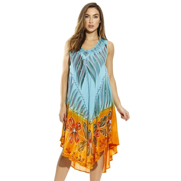 Riviera Sun - Riviera Sun Dress / Dresses for Women (Blue Lagoon Floral ...