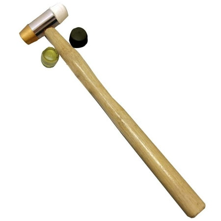 HAWK 10.5" Brass, Nylon, Rubber, PVC Hammer | Wooden Handle - PH640 ...