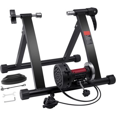 Costway Indoor Stationary Bike Training Stand with 8 Levels Resistance ...