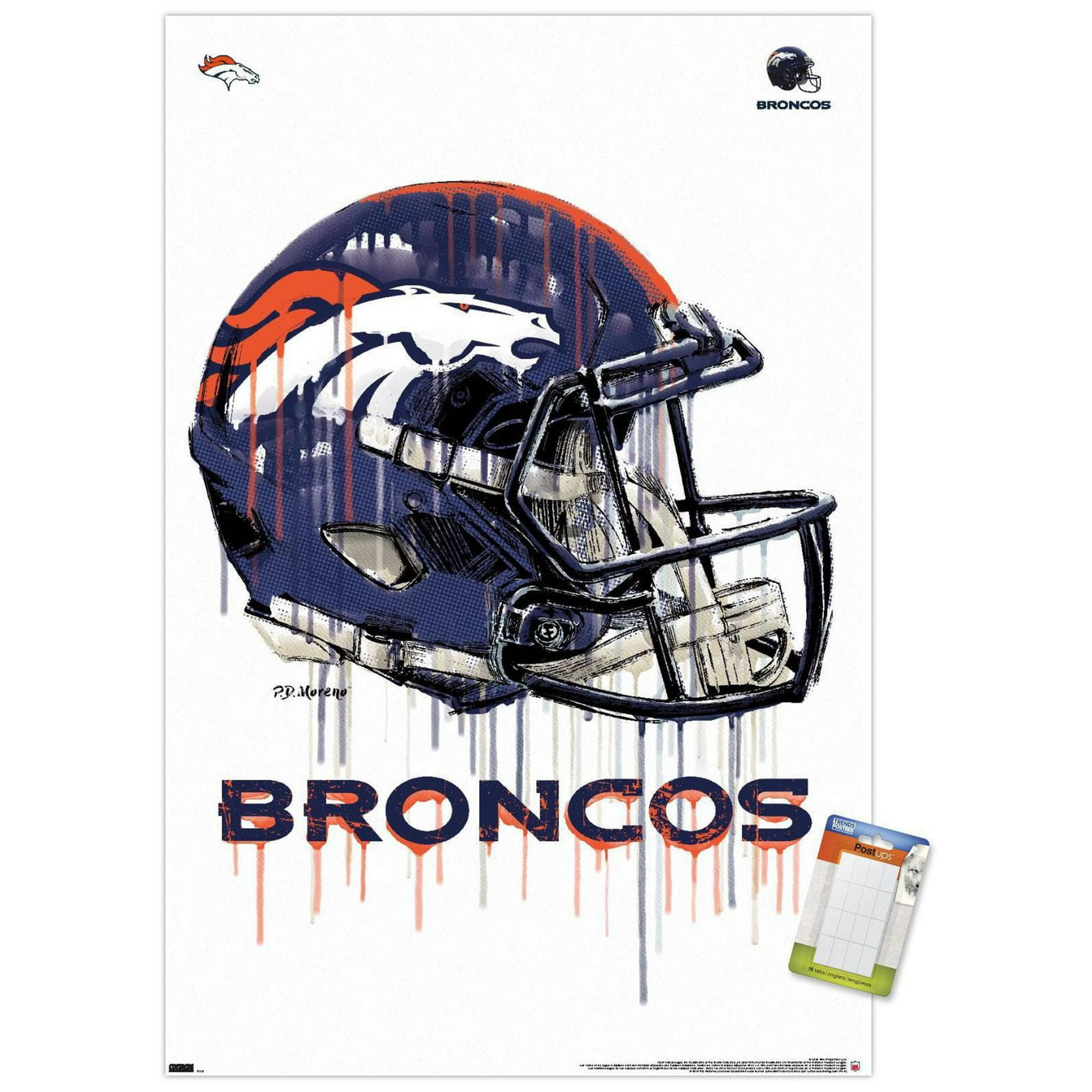 Click here for Trends International Nfl Denver Broncos - Drip Hel... prices