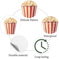 128Pcs 8 Sheets Small Popcorn Stickers Party Favor Sticker Labels 0.98 ...