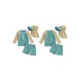 Cenuakty Baby Boys Swimsuit Set Contrast Colors Striped Zipper Rash ...