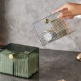 Plastic Organiser Box with Multiple Compartments and Dust Resistant ...