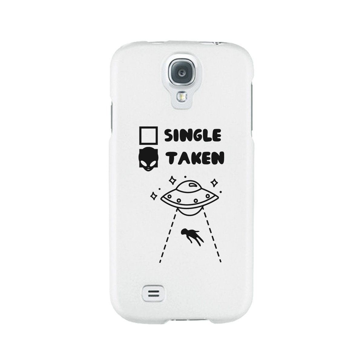 Single Taken Alien Black Phone Case Funny Graphic Case - Walmart.com
