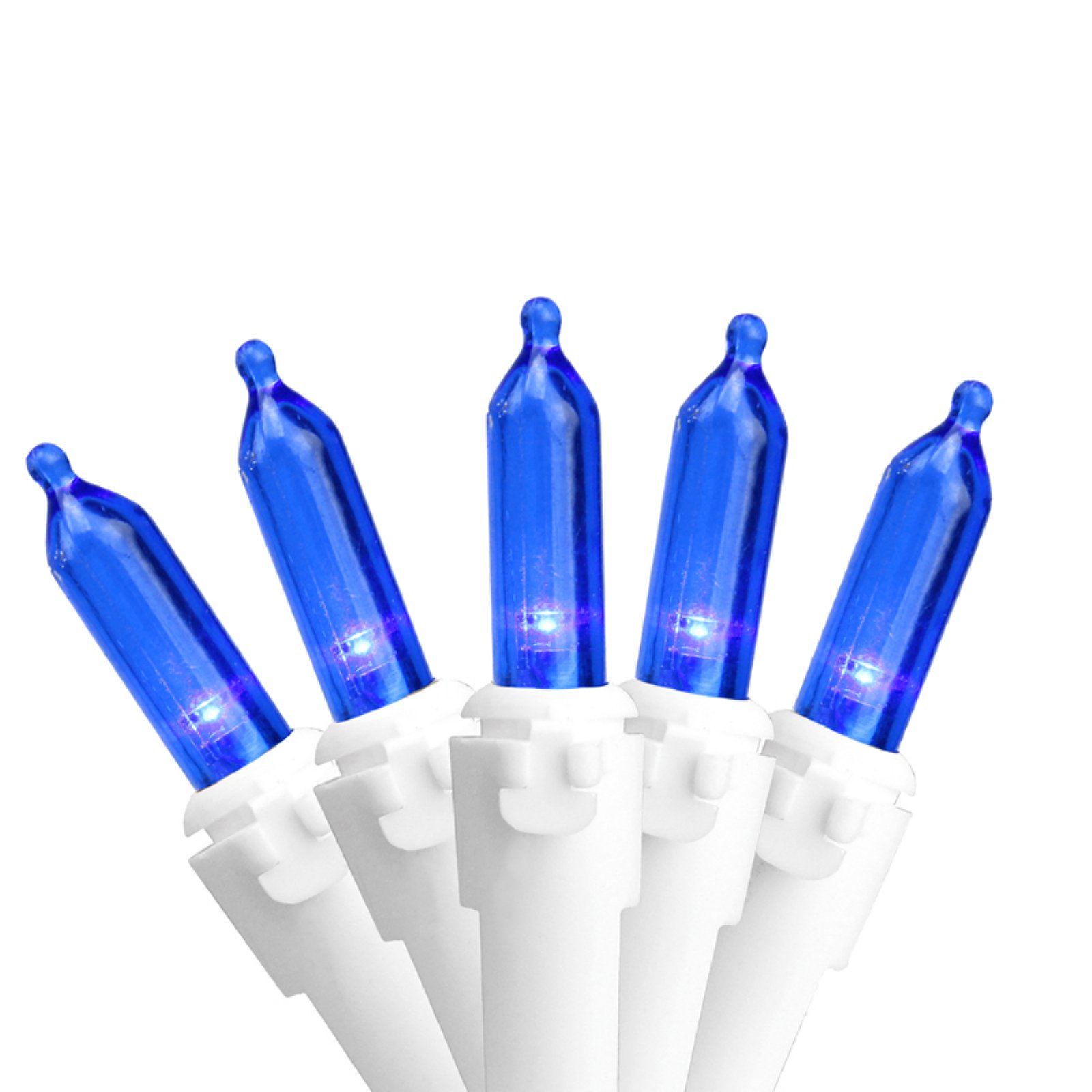 Northlight 100 ct. LED Mini Lights with White Wire 4 in. Spacing ...