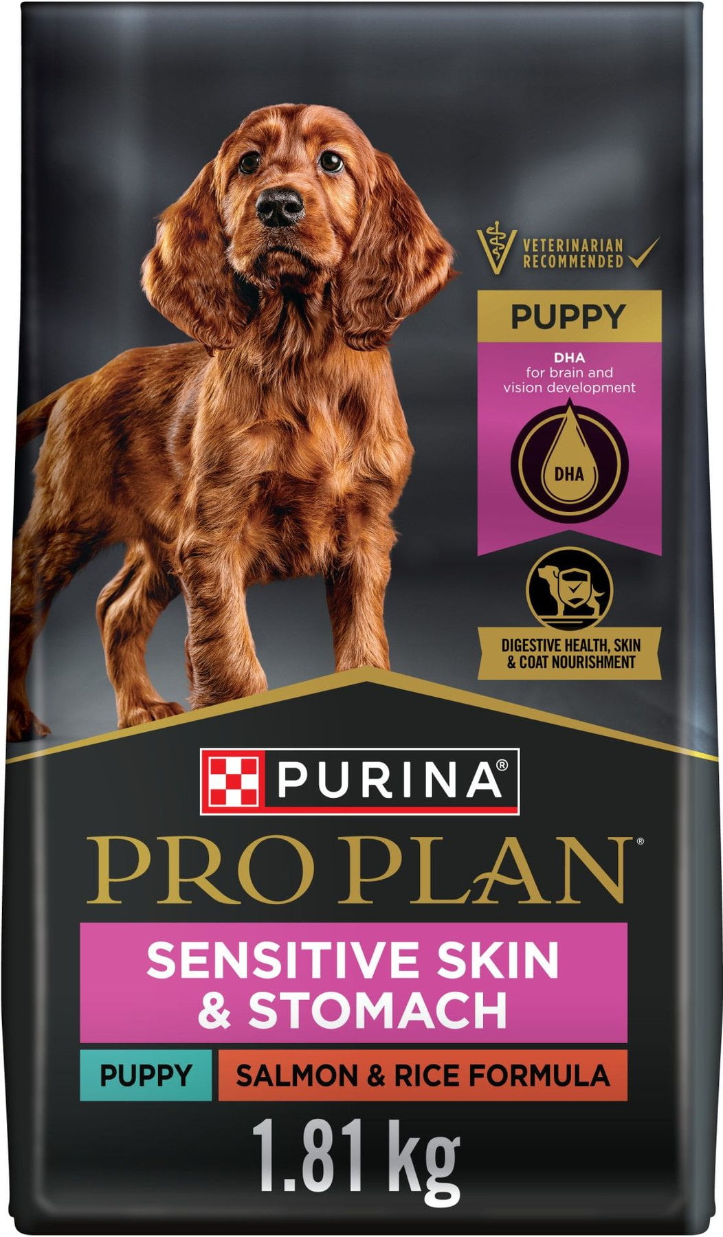 Purina Pro Plan Development Sensitive Skin & Stomach Salmon & Rice ...