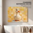 XaaKee Canvas Wall Art Prints Playful White Duck Whimsical Decor ...
