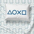 Sony PlayStation Blue & Black 5 Piece Twin Bed Set w/ Sham , 100% ...