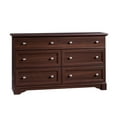 Sauder Palladia 6-Drawer Bedroom Dresser, Select Cherry Finish - Walmart.com
