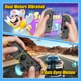 Switch Joycon Wireless Bluetooth Ns Left And Right Controller Black Retro Video Game Birthday 6536