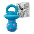 Vibrant Life Playful Buddy Pacifier Dog Toy, Latex with Plush Filling ...