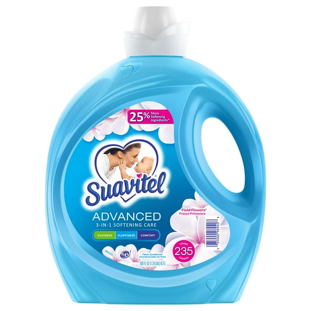 Suavitel Advanced, Field of Flowers, 160 Ounce (235 Loads) - Walmart ...