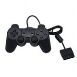 Mancro Wired Controller for PS2, Black, Double Vibration Shock ...