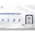 Iron Lock Wall Mounted Small Key Box - 4 Digit Combination Code ...