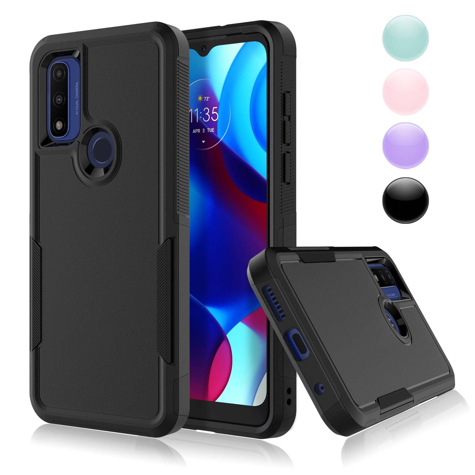 Buy Njjex for Moto G Pure Case, Moto G Pure Phone Case Shockproof Cover ...