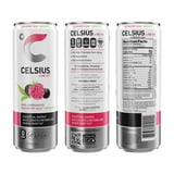 CELSIUS Raspberry Acai Green Tea Energy Drink, Zero Sugar, Non-GMO, 12 ...