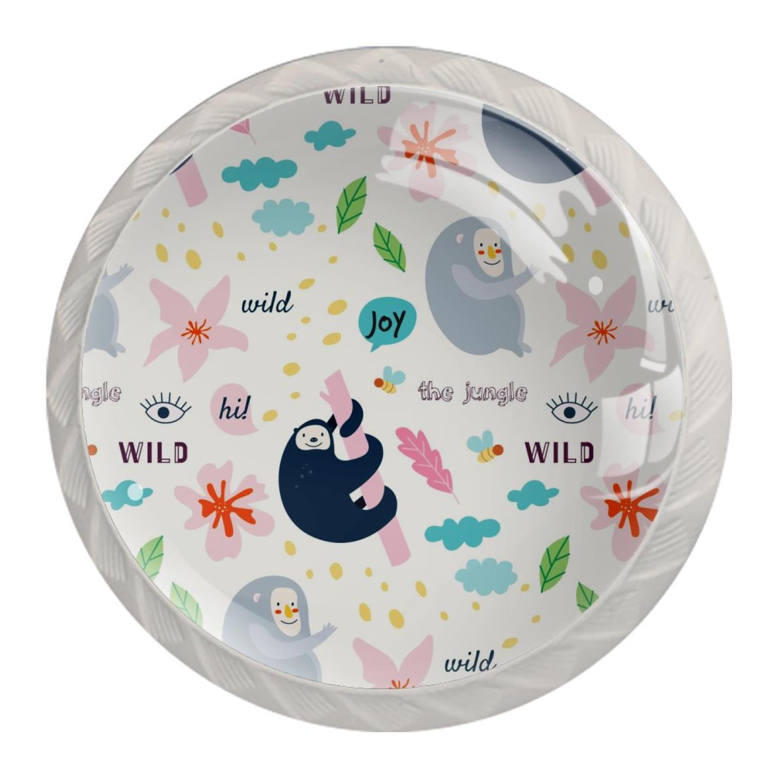 4 Pcs Koala Wild Animal Knobs for Kitchen Cabinet Cupboard Dresser ...