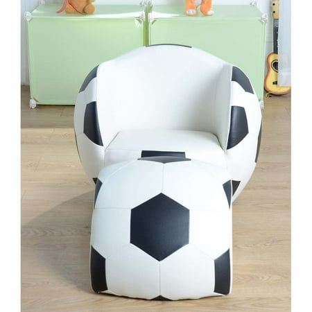Soccer Ball Kids Chair with Stool | Walmart Canada