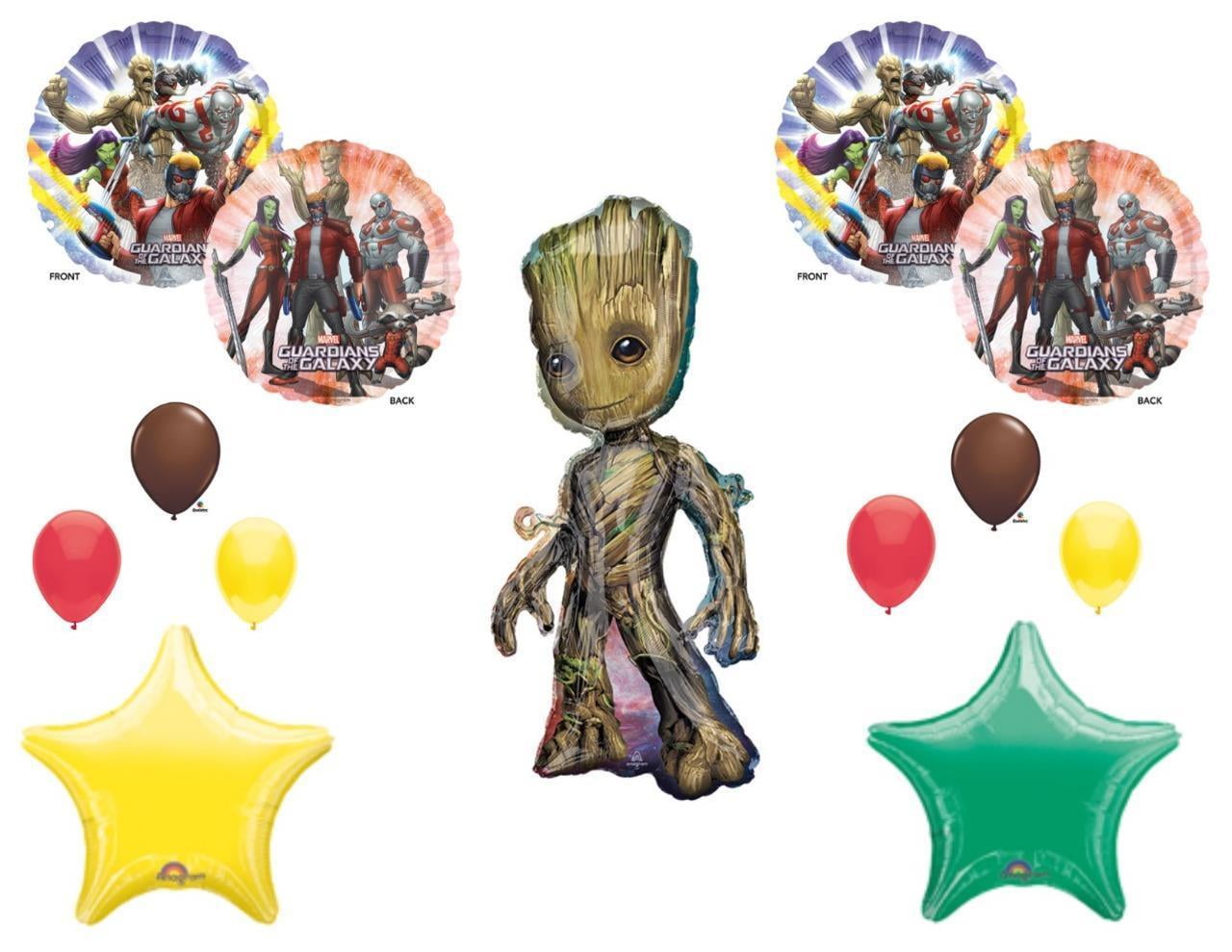 GROOT GUARDIANS OF the GALAXY BIRTHDAY PARTY Balloons Decorations ...