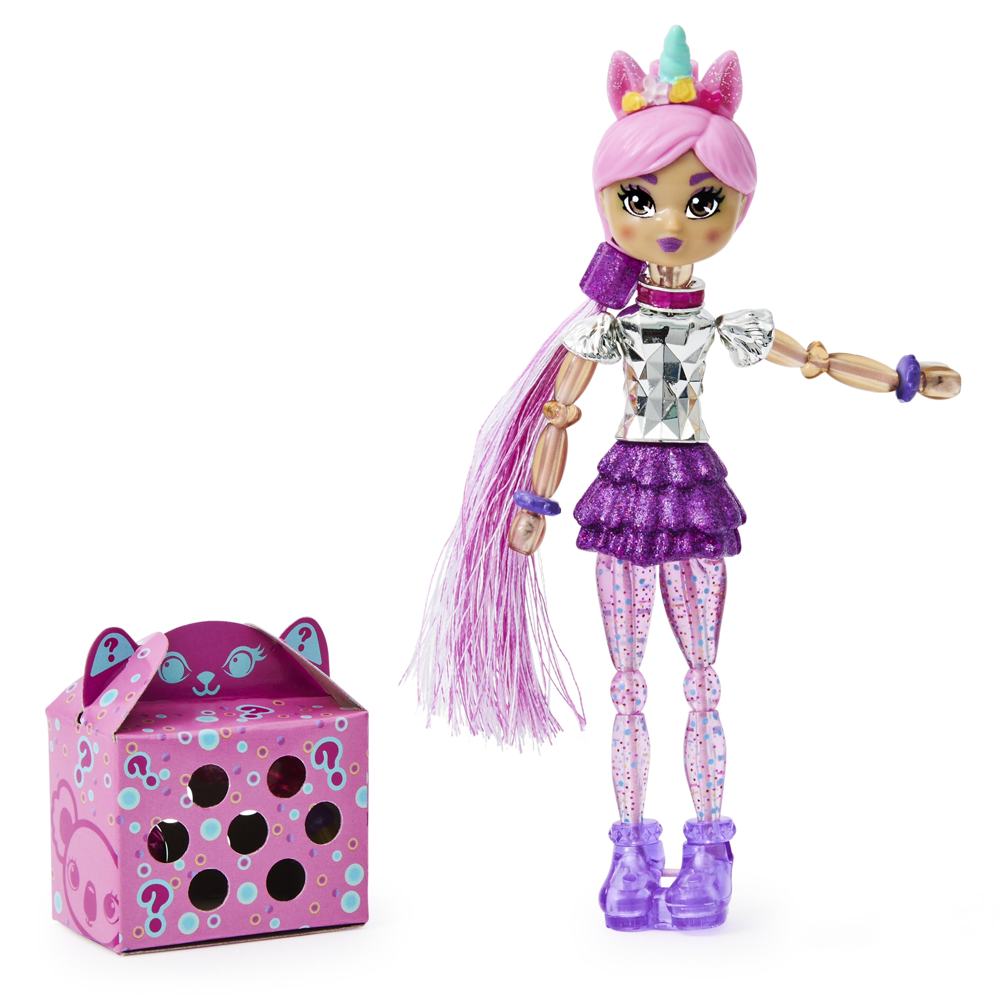 Twisty Girlz, Glitzy Bitsy Transforming Doll to Collectible Bracelet ...