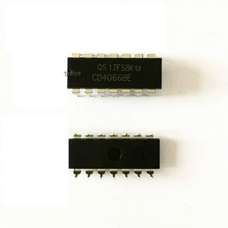 Dyfrio New 30Pcs for CD4066B CD4066BE HCF4066BE HEF4066BP TC4066BP DIP-14 CMOS Quad Bilateral ...