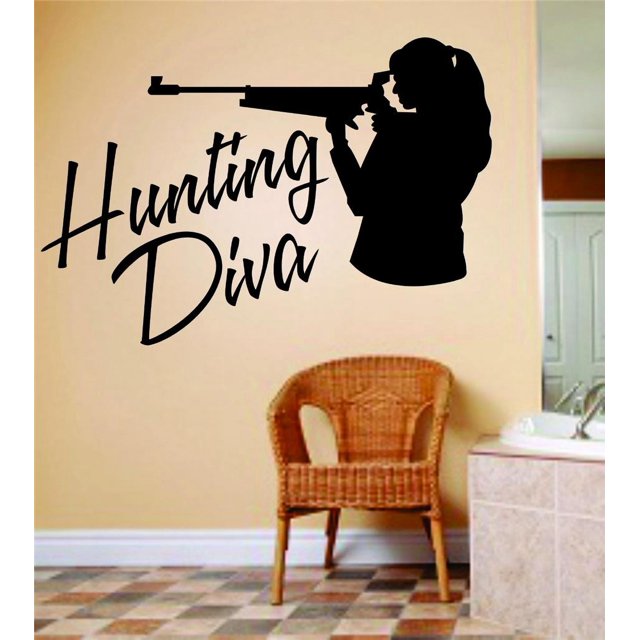 Hunting Diva Letters With Deer Buck Image Animal Hunting Hunter Gun ...