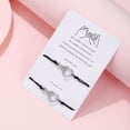 2Pcs/Set Matching Bracelets Heart for Infinity Charm Hand Rope for ...