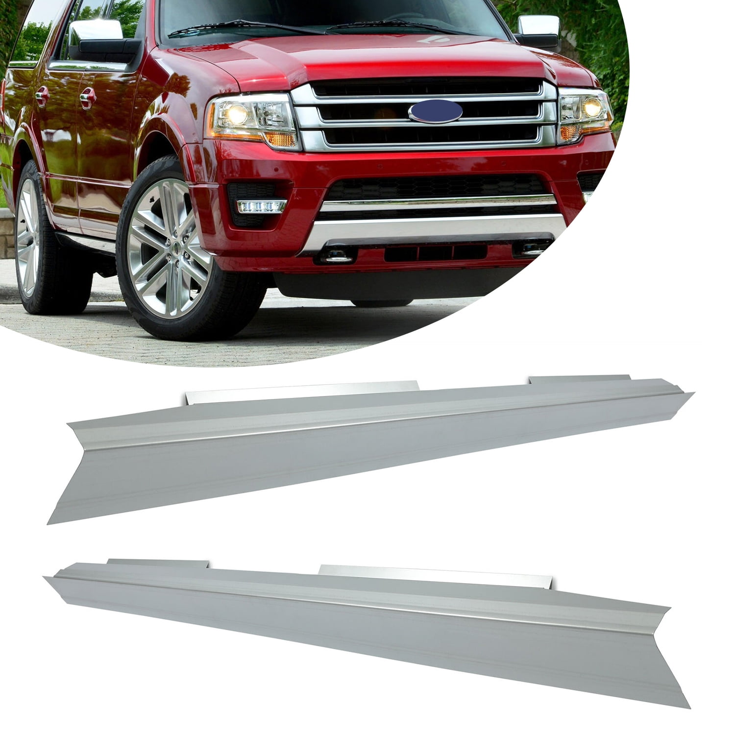 Kojem Slip-on Outer Rear Steel Rocker Panels Cover Left & Right ...