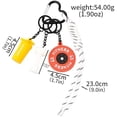 Gym Dumbbell Barbell Kettlebell Purse Keychain - Muscle Faith Cup Rope ...