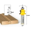 Yonico Bevel and Bead Wainscoting Router Bit - 1/2" Shank - 13111 ...