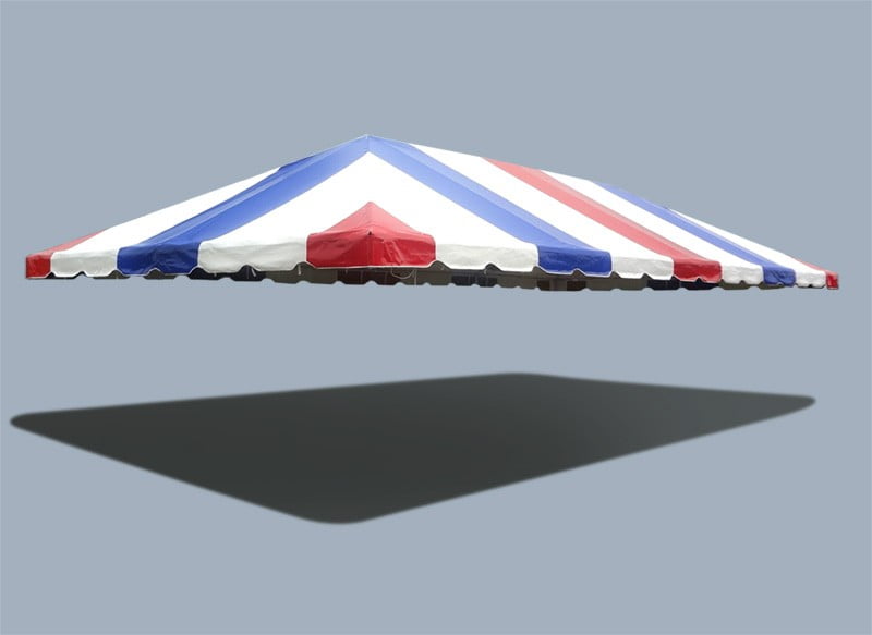 TentandTable West Coast Frame Outdoor Canopy Tent, Top Only, Red, White ...