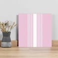 Canvas Print Wall Art Oil Paintings Modern Pink Stripes Picture Prints ...