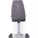 CAP Strength Flat Utility Weight Bench (600 lb Weight Capacity), Gray ...