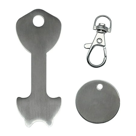 Tatum88 Stainless Steel Shopping Cart Token Shape Key - Detachable ...