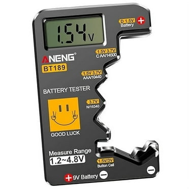 High Compatibility Battery Tester, Digital Display Volt Checker for ...