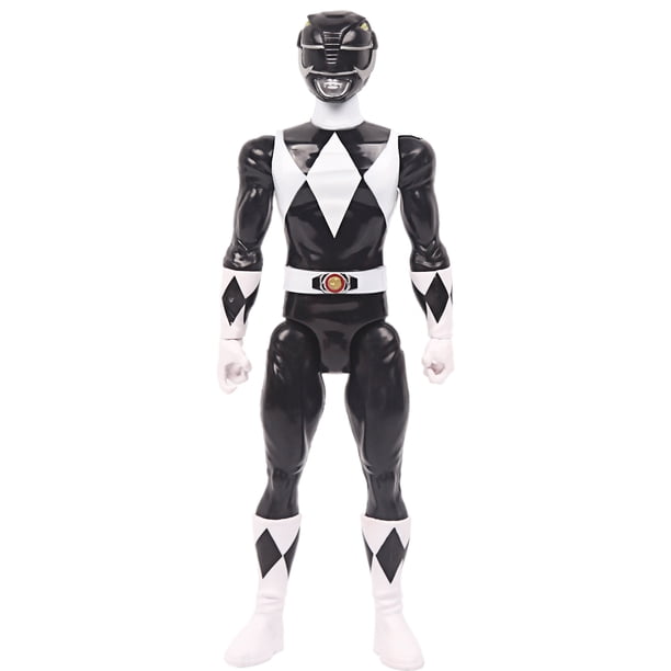 Power Rangers Mighty Morphin Black Ranger 12-Inch Action Figure Toy ...