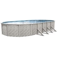 Lake Effect Pools Meadows 12' x 18' x 52" Oval Above-Ground Swimming ...
