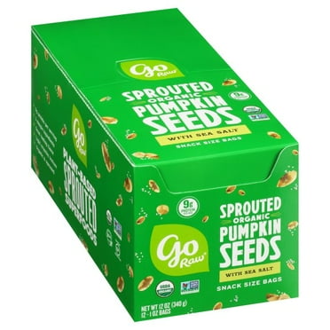 Go Raw Sprouted Organic Pumpkin Seeds with Sea Salt, 22 oz - Walmart.com