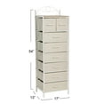 Household Essentials Storage Tower, 8 Drawer, Victorian Metal Frame and ...